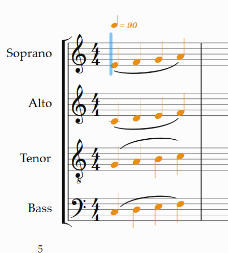 スラーの配置（Notion Mobile） – Music EcoSystems SUPPORT